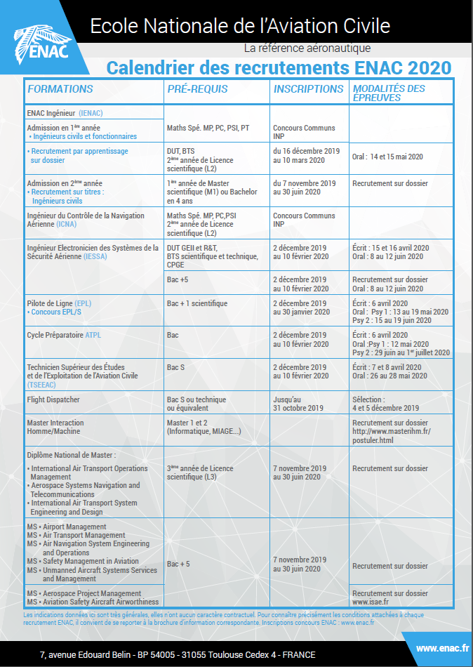 Ingénieur ENAC par apprentissage | ENAC